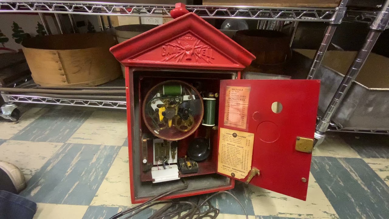Gamewell Alarm Box - YouTube