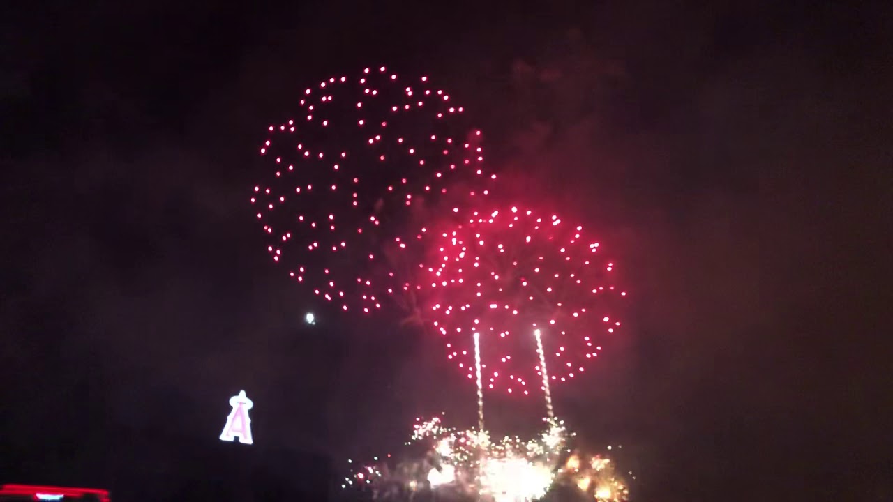 Angels Baseball Pyro Mox Show 2 8/31 - YouTube