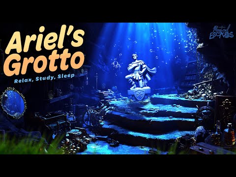 Ariel’s Grotto - The Little Mermaid Underwater Ambience | Relax, Study, Sleep