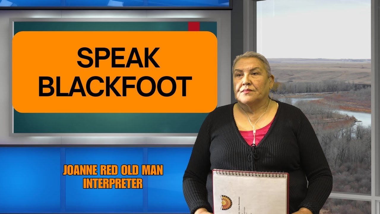 Blackfoot Language November 2021 - YouTube