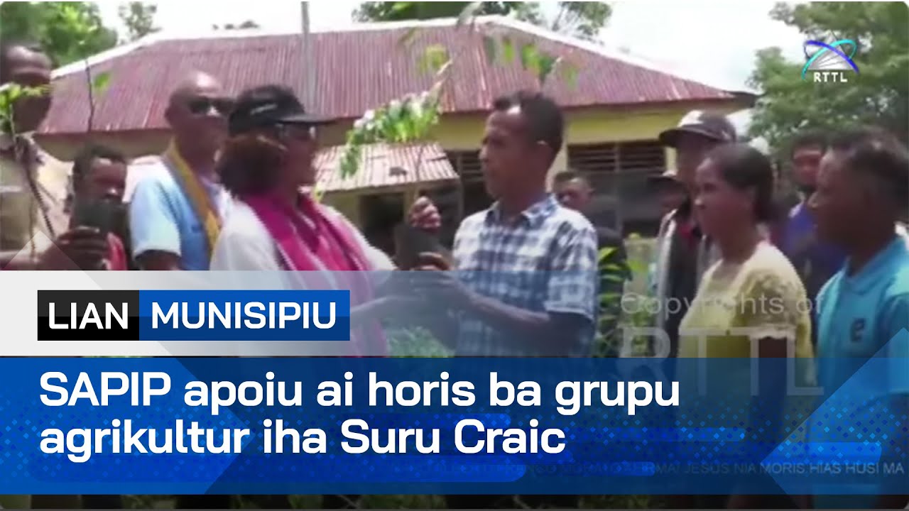 SAPIP apoiu ai horis ba grupu agrikultur iha Suru Craic - YouTube