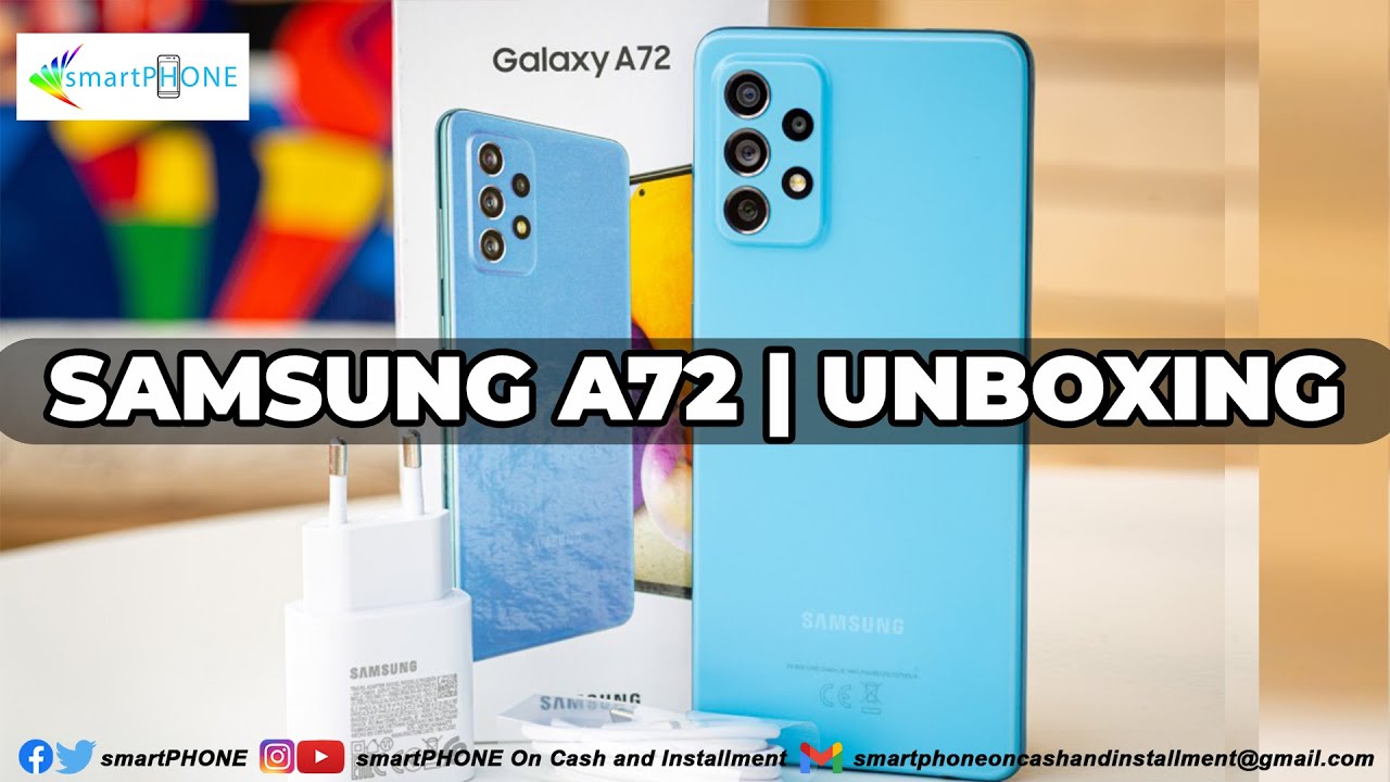 SAMSUNG | A72 | UNBOXING - YouTube