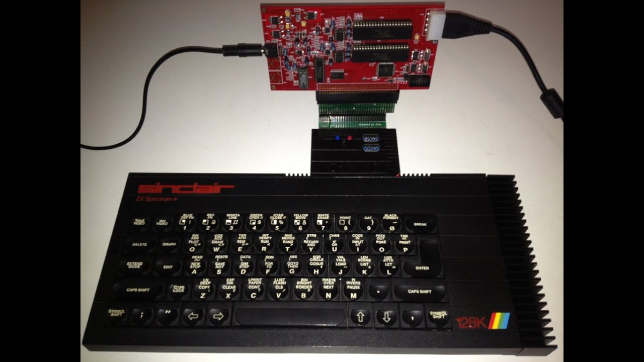 ZX Spectrum 128k + Turbo Sound: "Memory Strip" 2 x AY 6 channels Music ...
