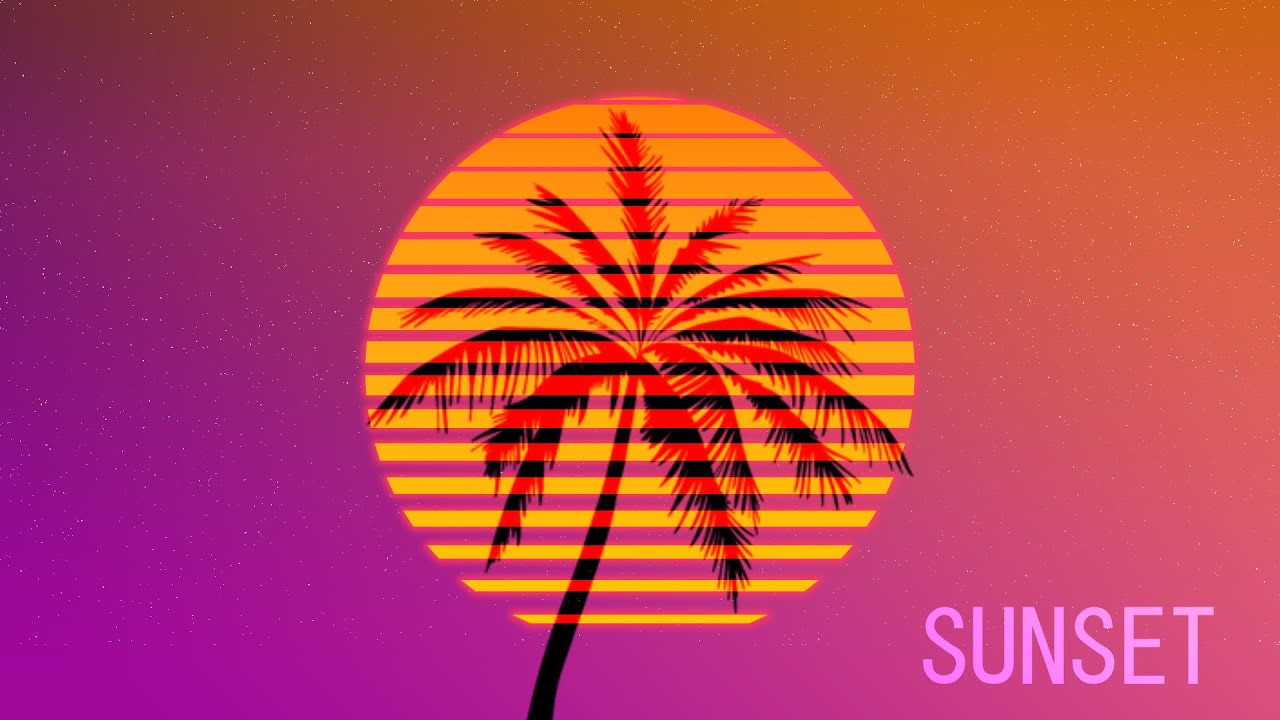 SUNSET a Synthwave/ChillSynth Mix - YouTube