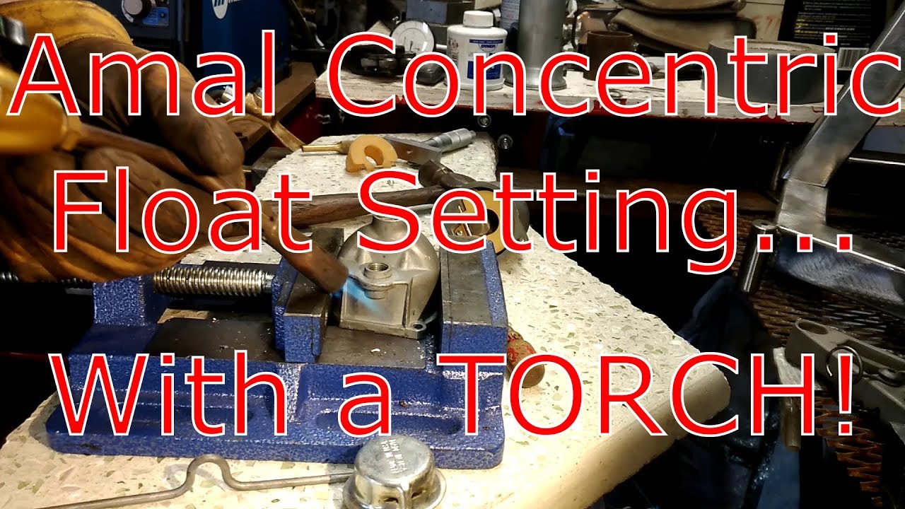 Setting Amal Concentric Float Level on a Triumph Bonneville T140 w ...