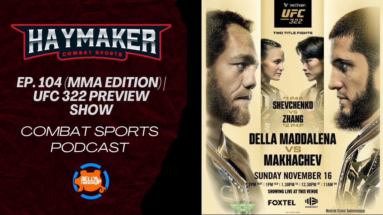 Haymaker Combat Sports Ep. 104 (MMA Edition) | UFC 322 Preview Show ...