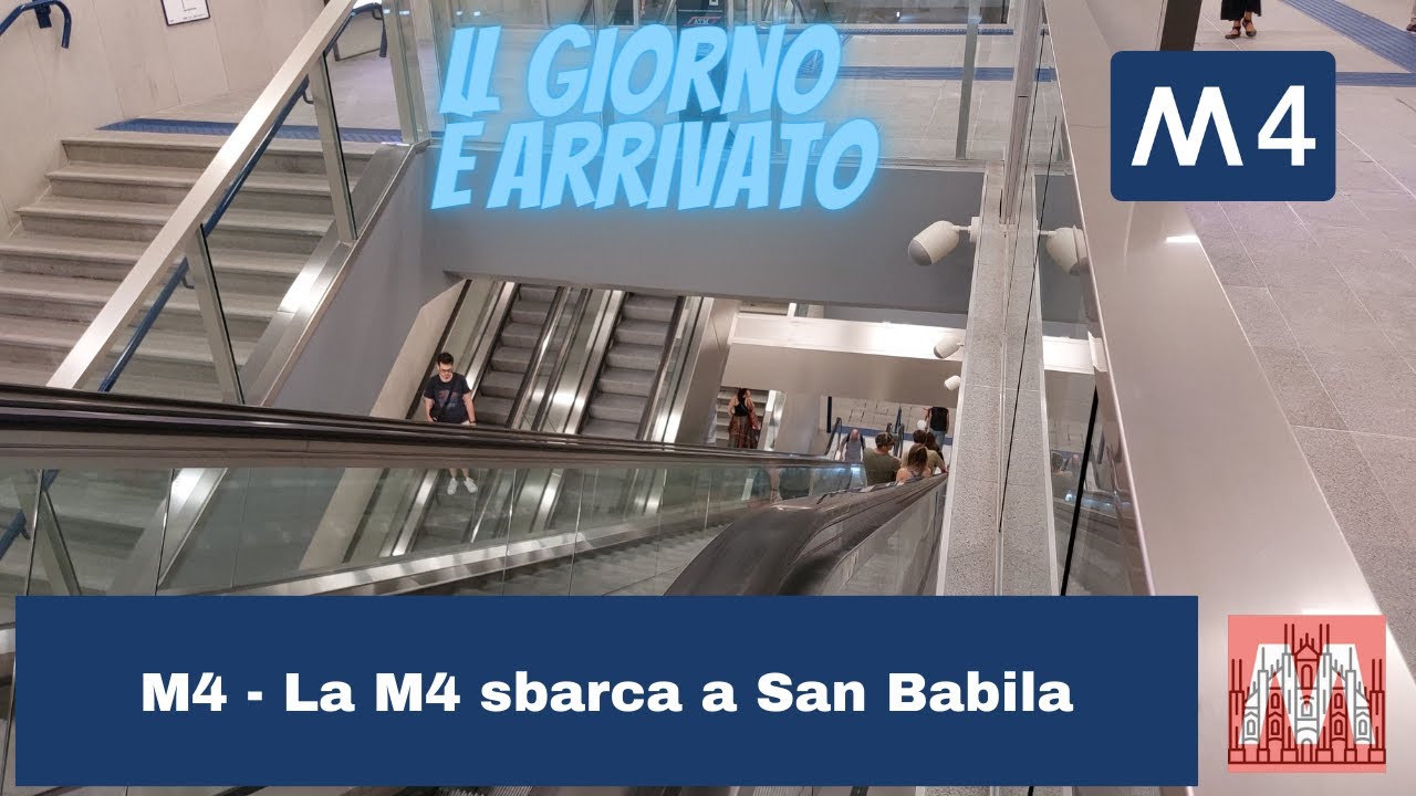 🔵M4 - La linea arriva in centro con due fermate: Tricolore e San Babila ...