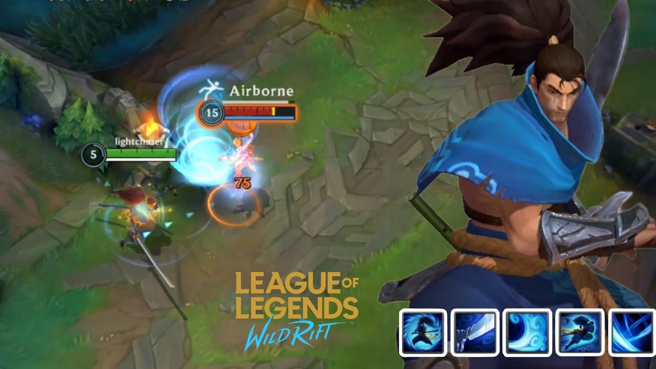 Champion Ability Showcase : Yasuo | League of Legends : WildRift - YouTube