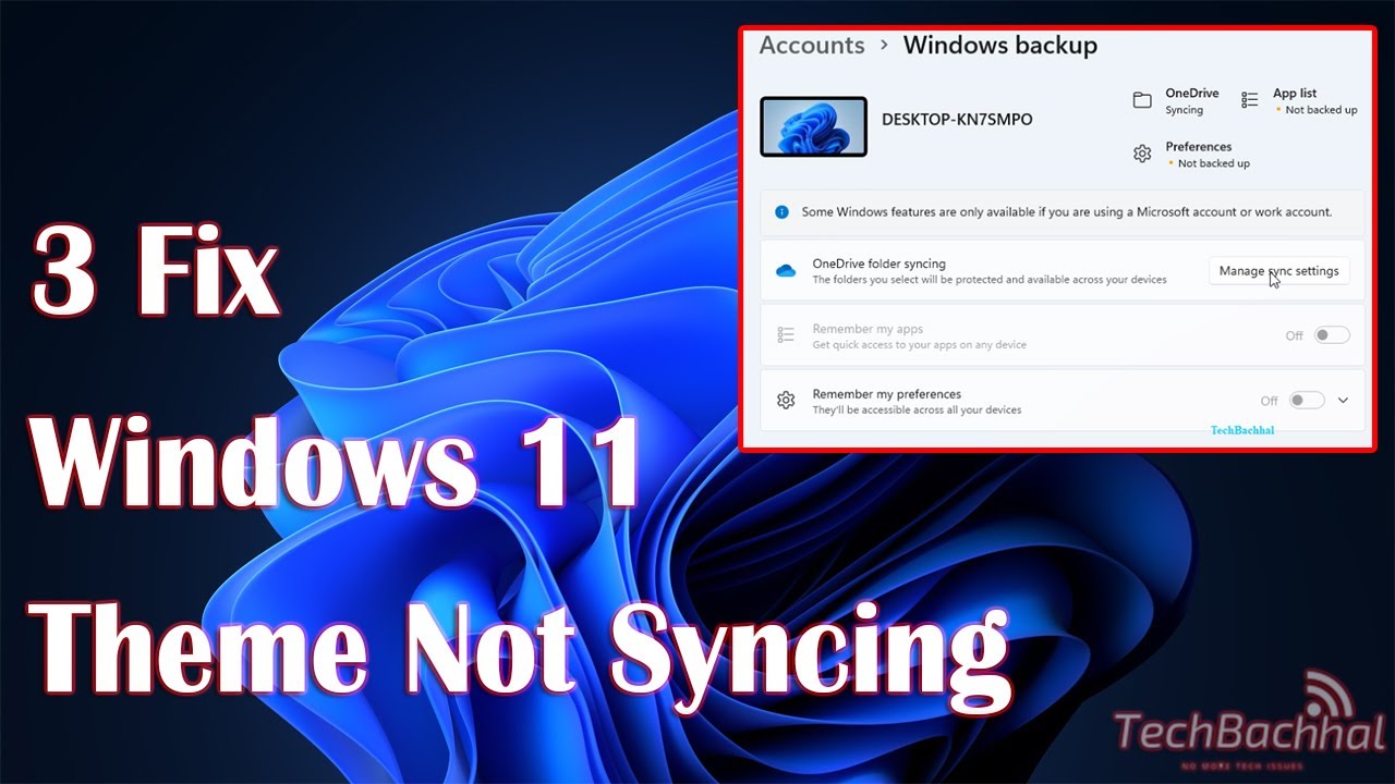 Windows 11 Theme Not Syncing - 3 Fix How To - YouTube