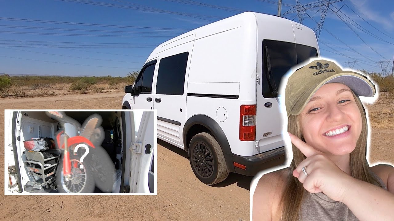 Can A 250f Or 450f Dirt Bike Fit In A Ford Transit Connect Van? - YouTube