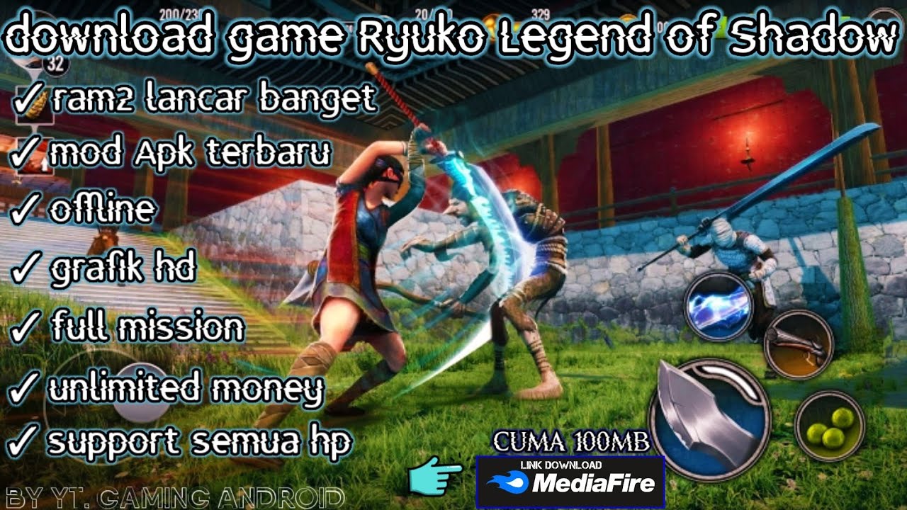 Game Offline Rpg Ryuko Legend of Shadow Hunter Grafik Ultra HD - YouTube