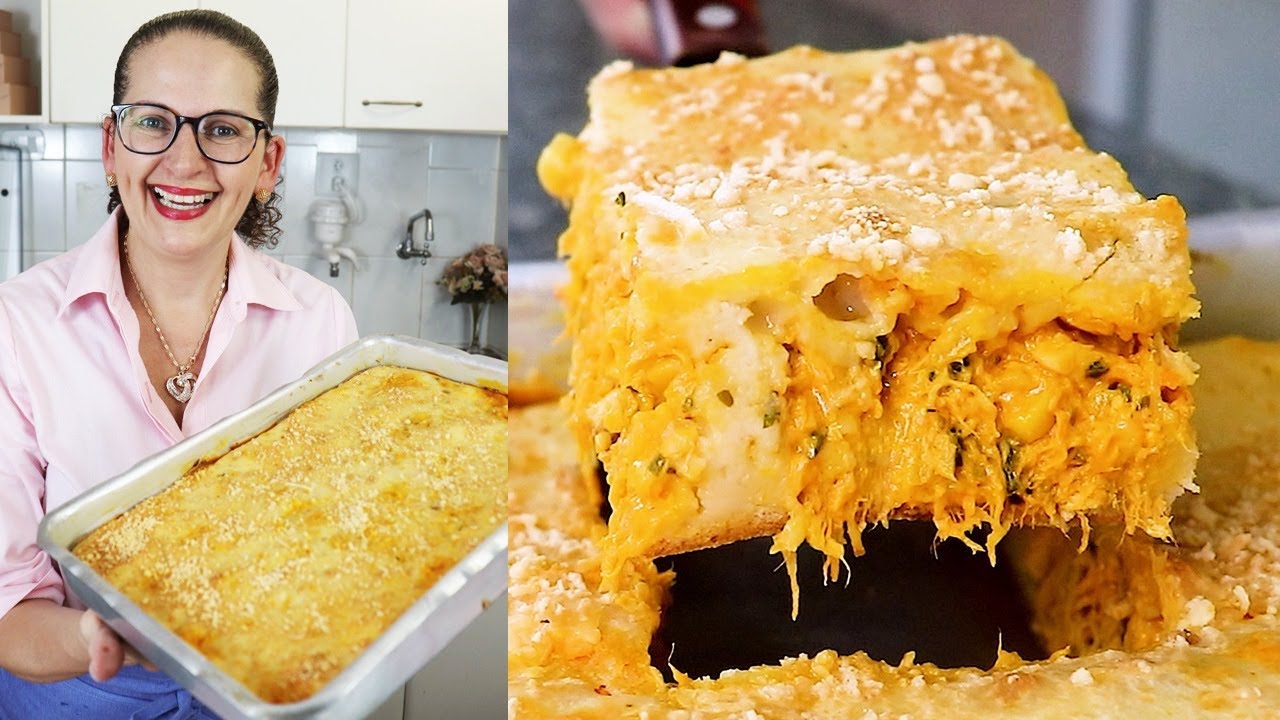 A MELHOR TORTA SALGADA DE FRANGO DA SUA VIDA! FACÍLIMA DE FAZER ...