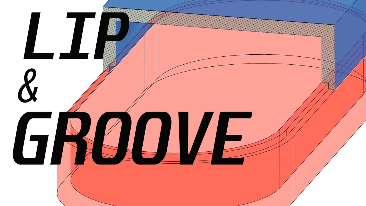 Fusion 360 - Lip and Groove - YouTube
