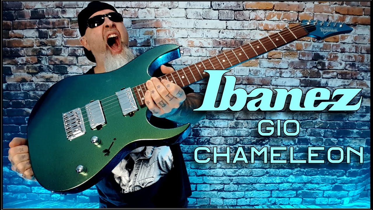IBANEZ GIO GRG121SP GYC Electric Guitar – Green Yellow Chameleon - YouTube