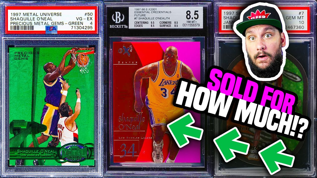 15 Rare Shaquille O'Neal SHAQ Basketball Cards from the 90's! 🌟 You'll ...