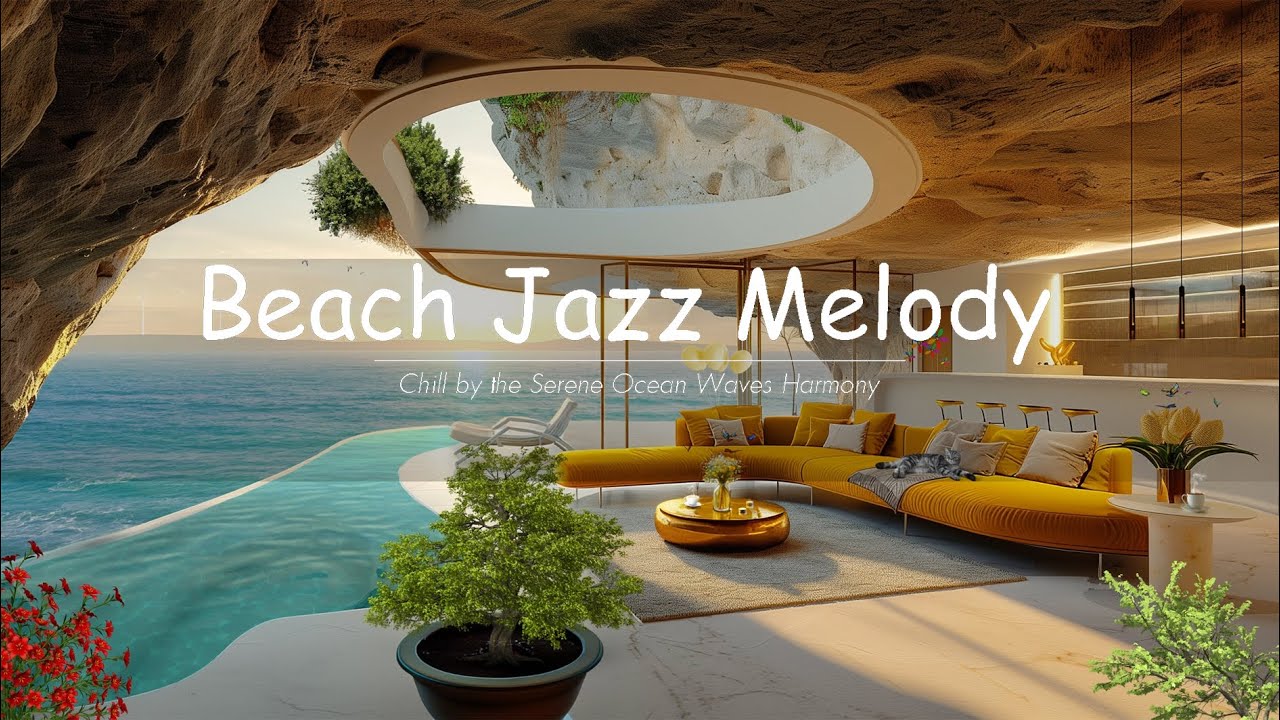 Summer Tropical Beach Environment | Cheerful Start with Smooth Jazz ...