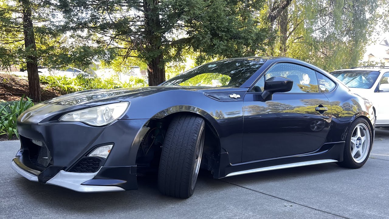 GKtech V3 angle kit and Inner tie rods install FRS BRZ GT86 - YouTube