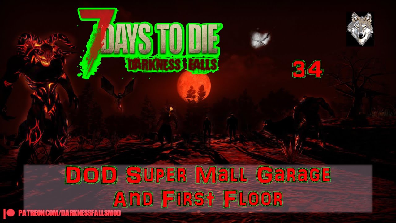 7DTD DF 34 DOD Super Mall Garage And First Floor - YouTube