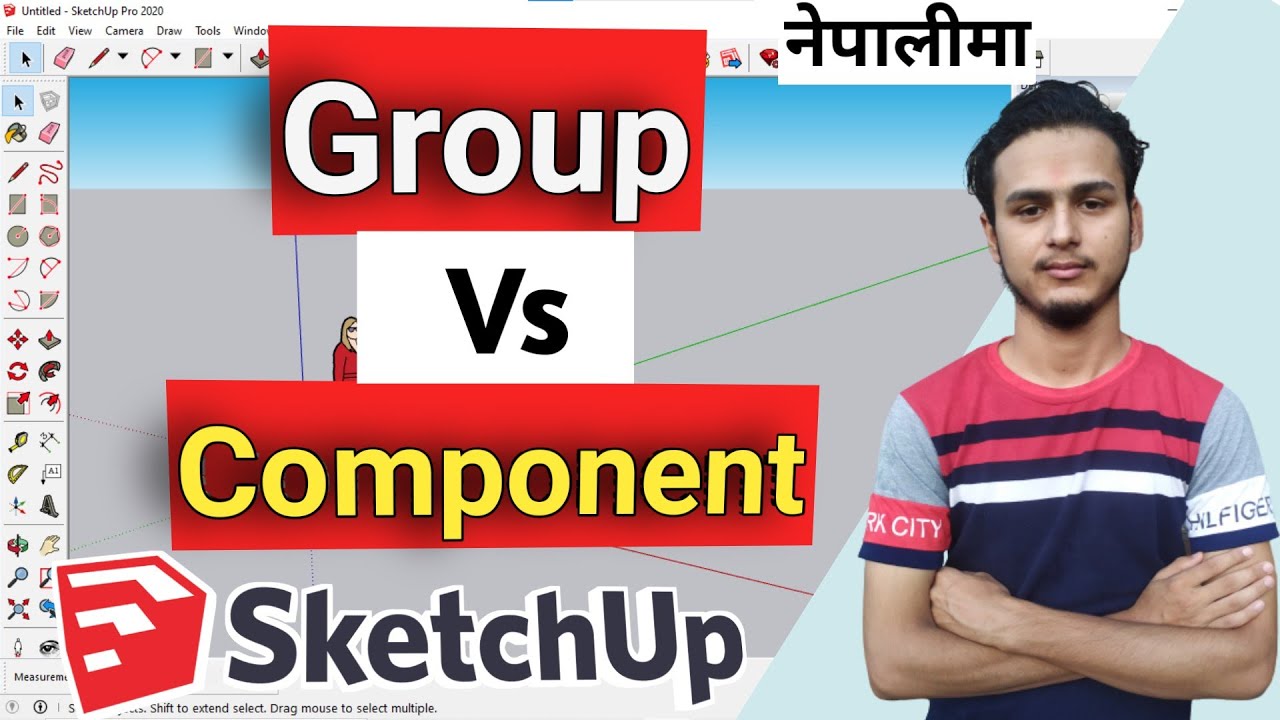 SketchUp Group Vs Component | Make Group and Component in SketchUp ...