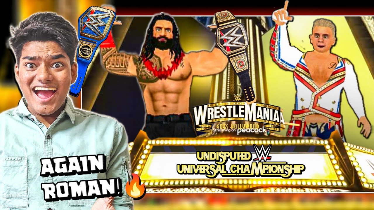Roman Reigns vs Cody Rhodes | WR3D | WRESTLEMANIA 39 - YouTube