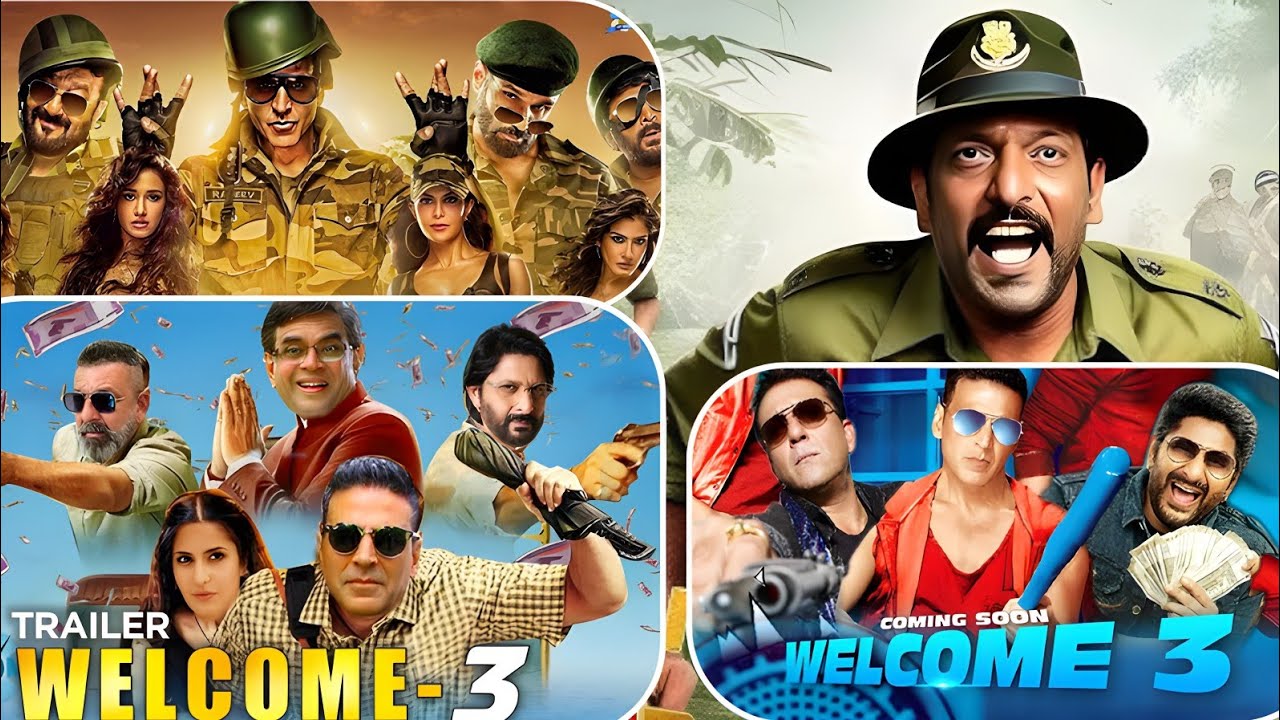 Welcome 3 Official Trailer | Akshay Kumar | Sanjay Dutt | Nana Patekar ...