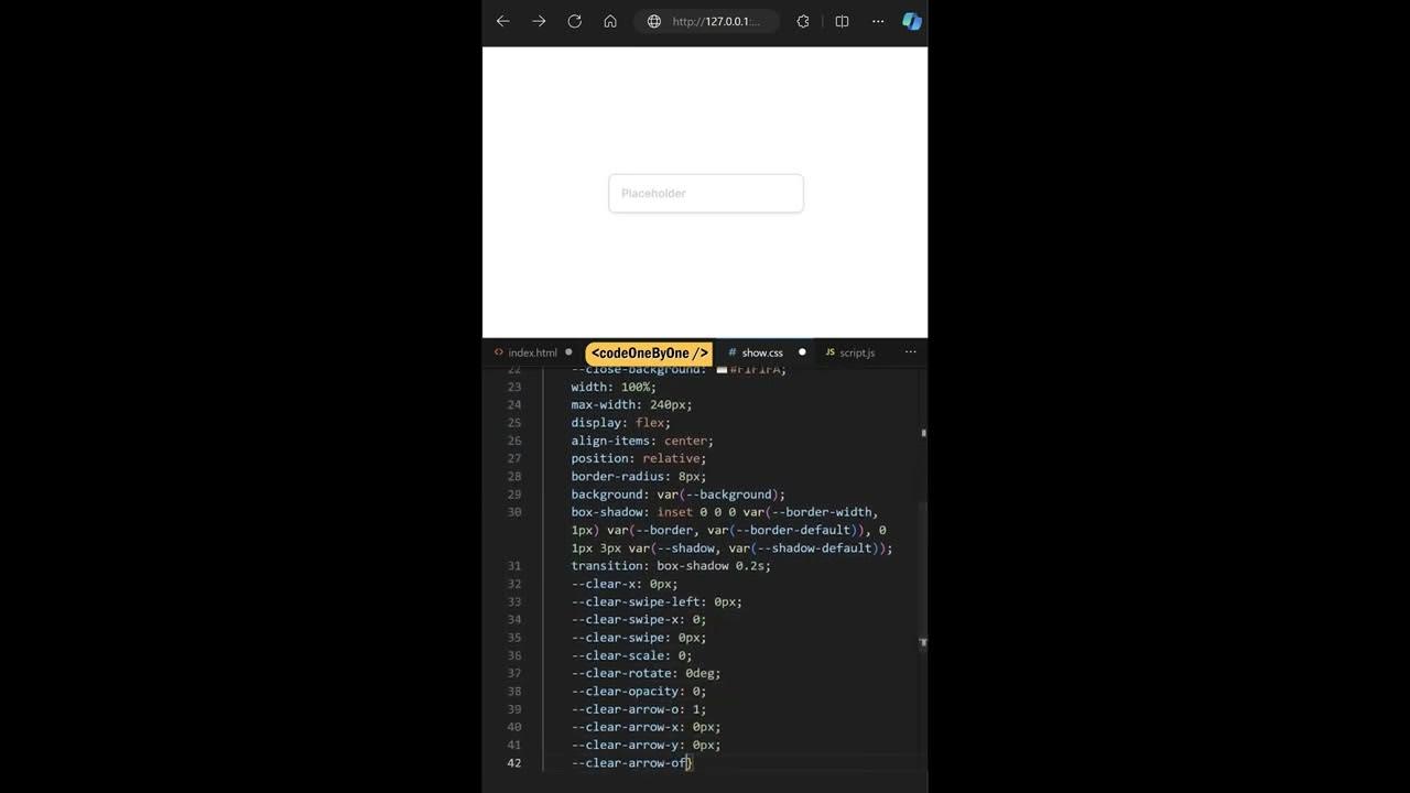 Day 006 - 🤯 Micro Css input animation #javascript #frontend #coding #csstips #cssdesign #css # ...