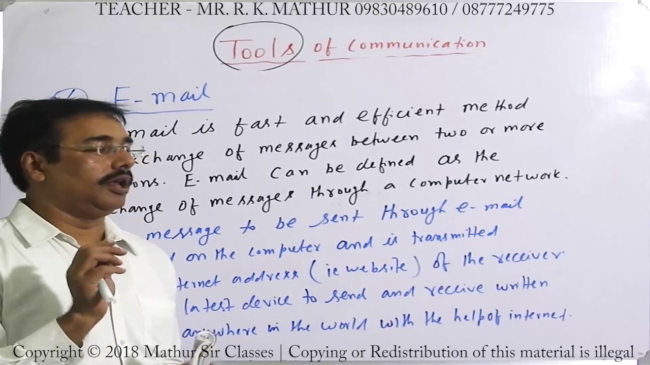 Definition of Email | Tools of communication | Business Communication ...