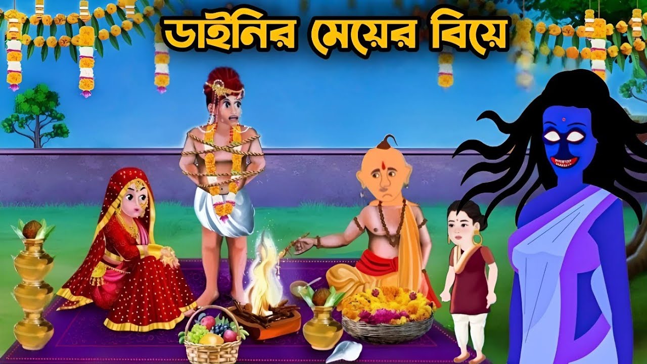 ডাইনির মেয়ের বিয়ে |ssoftoons new cartoon bhoot |ssoftoons cartoon ...