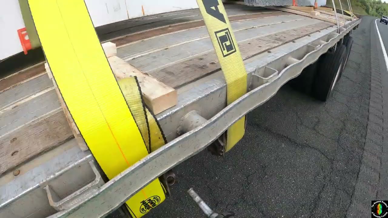 NOT GOOD!!!!! Ripped strap swap on the side of the highway! - YouTube