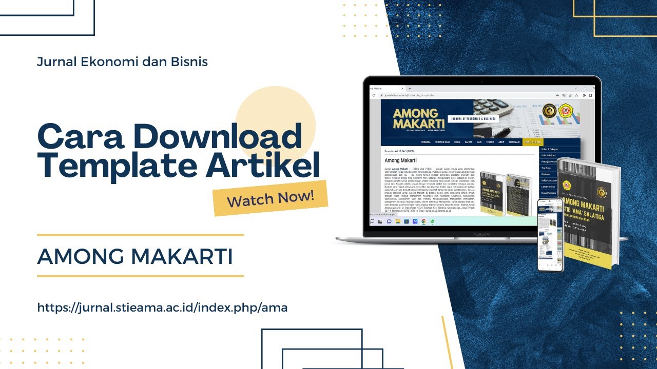 Cara Download Template Artikel | Among Makarti : Jurnal Ekonomi dan ...
