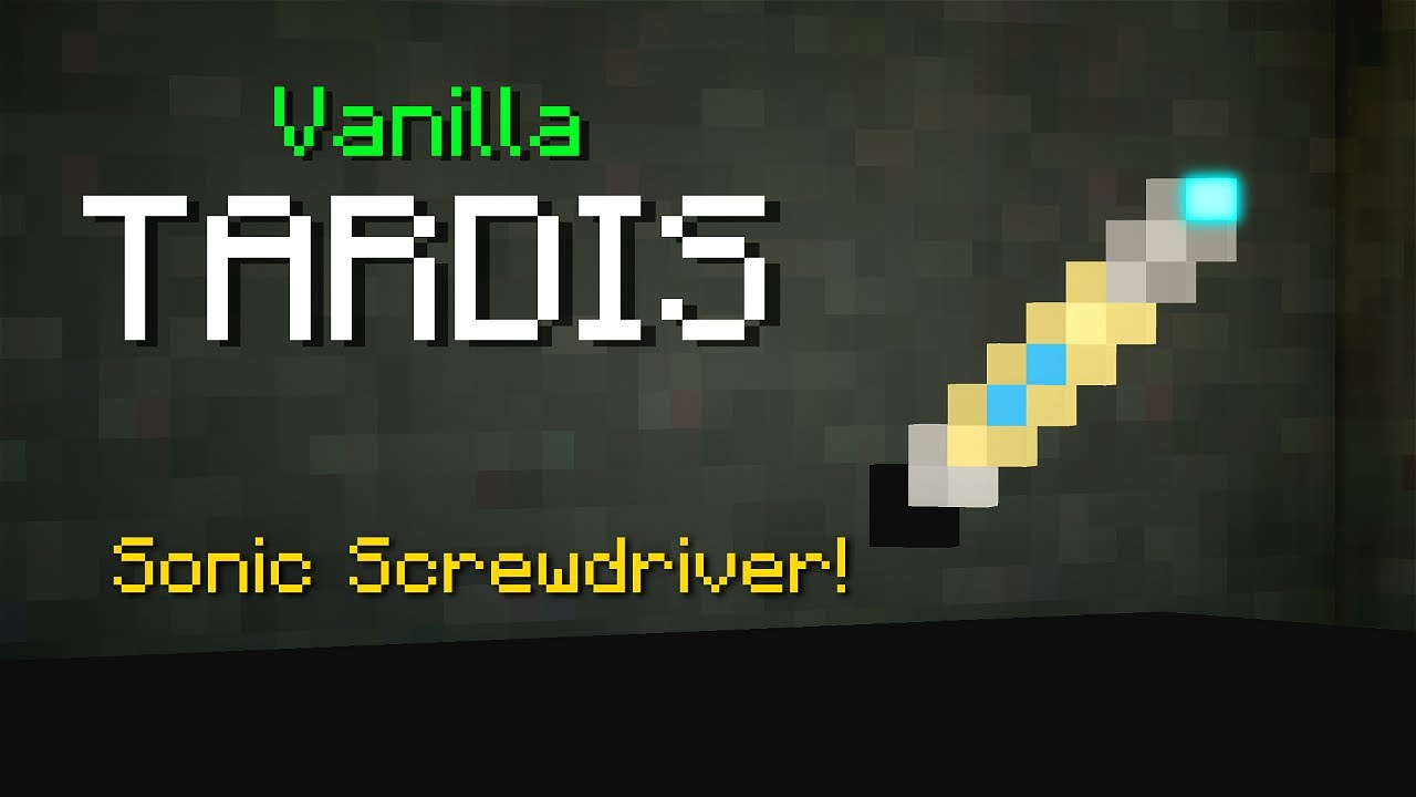 [Vanilla Minecraft TARDIS 1.19] Sonic Screwdriver! - YouTube
