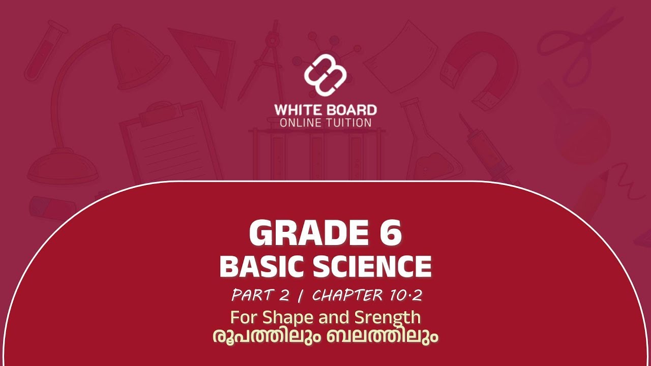 Grade 6 Basic Science Chapter 102 For Shape And Srength Youtube 5558