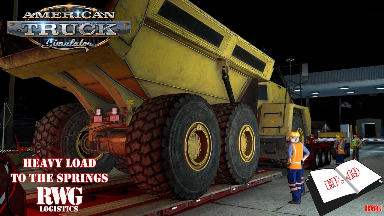 American Truck Simulator | Heavy load to the springs | Ep. 49 - YouTube