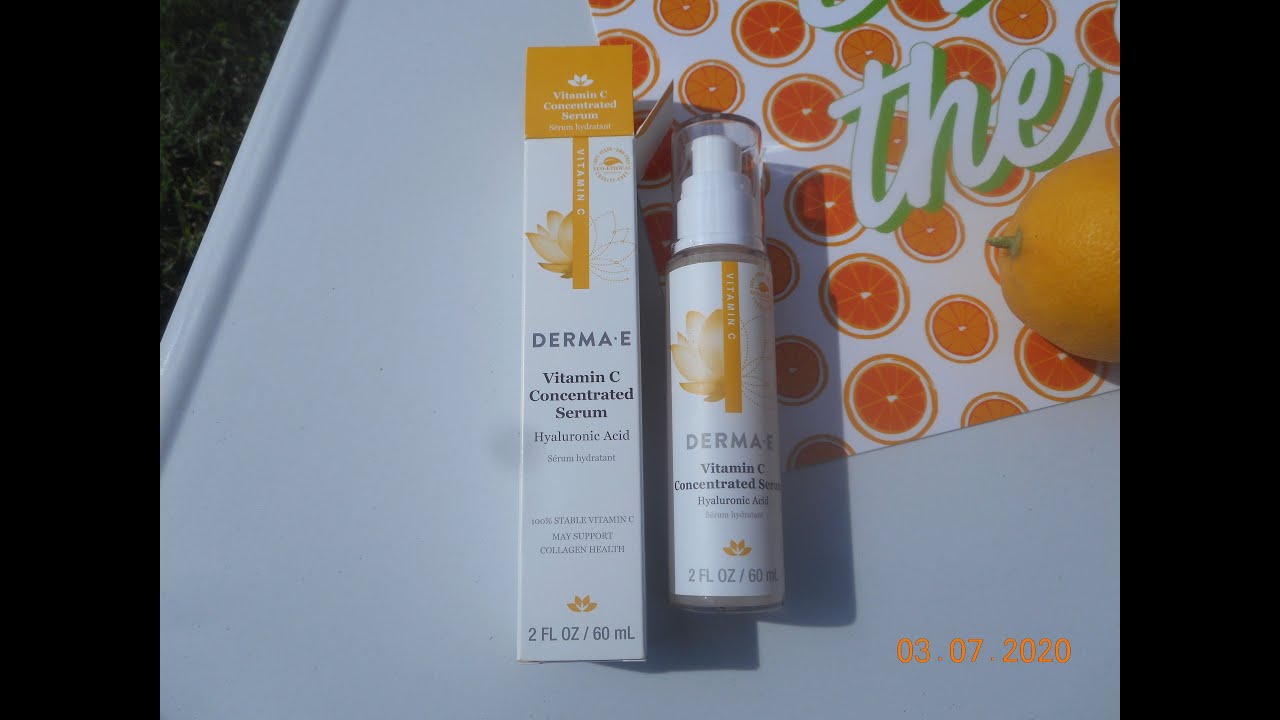 Derma E Vitamin C Concentrated serum - YouTube