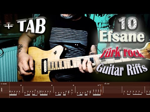10 Türk Rock Efso Riffs + TAB