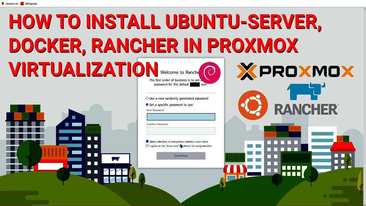 Installing Ubuntu Server 18 in Proxmox Type 1 Virtualization - YouTube