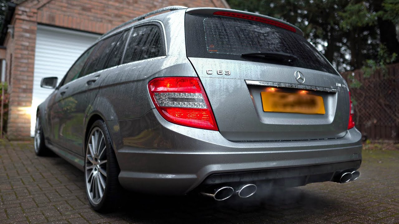 Mercedes-Benz C63 (W204) Cold Start & Exterior Driving | Secondary ...