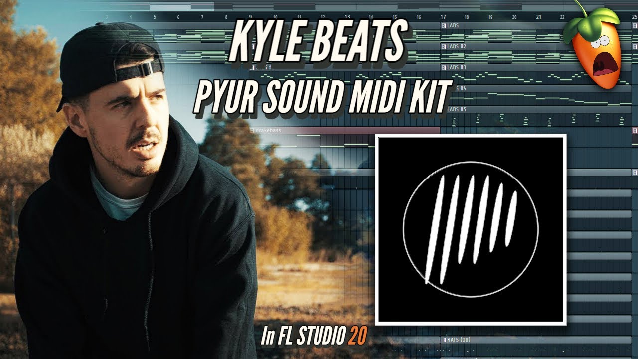 MAKING AN EMOTIONAL TRAP BEAT USING KYLE BEATS PYUR SOUND MIDI KIT | Fl ...