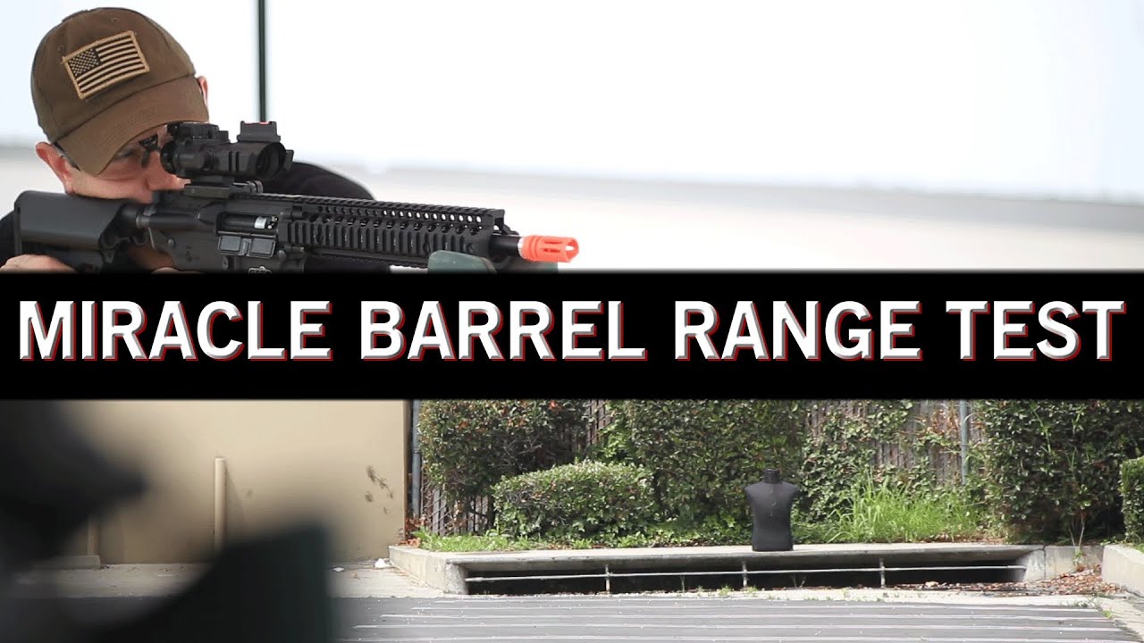 Airsoft GI - Magic Box Miracle Barrel Range Test with Different Weight ...