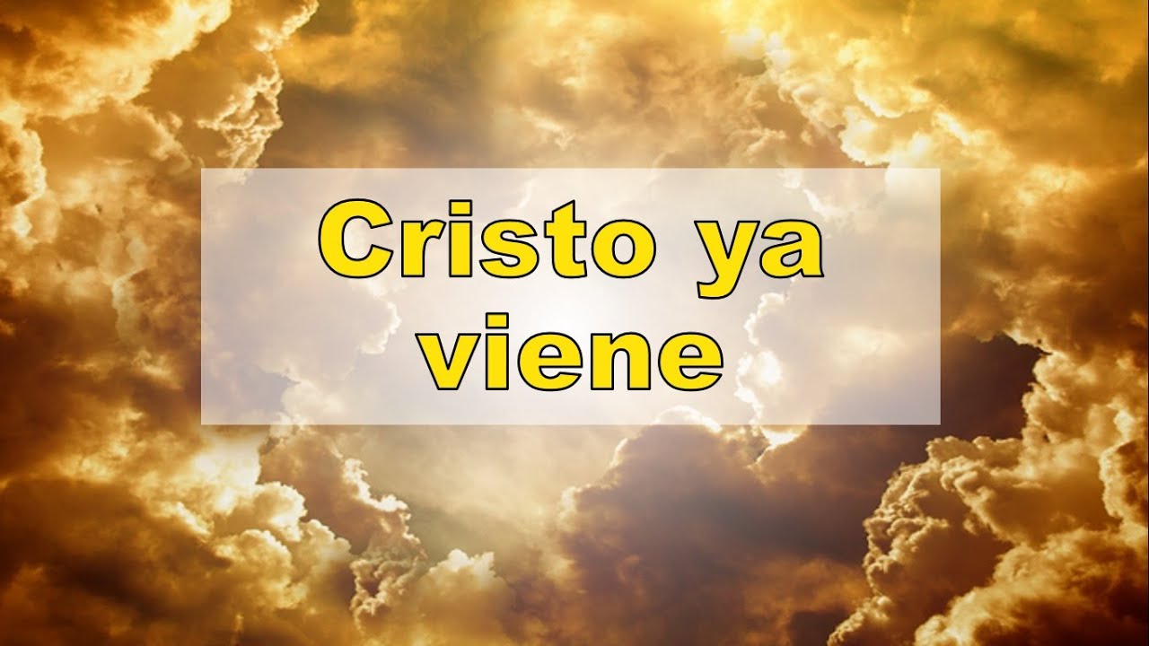 Cristo Ya Viene - Pista - YouTube