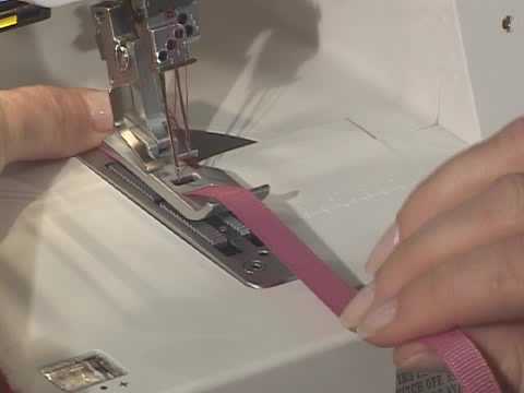 Pfaff Overlocker Band and Braiding Foot - YouTube