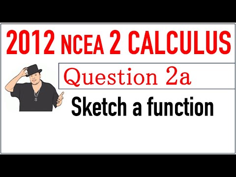 2012 NCEA 2 Calculus Exam Q2a - YouTube