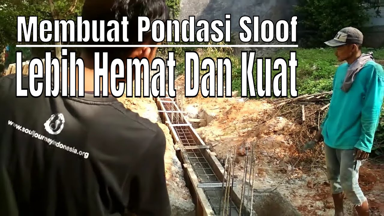 Cara membuat pondasi cor beton hemat,cepat dan kuat - YouTube