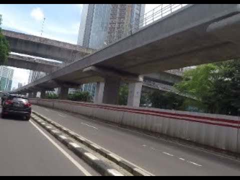 Melihat Perkembangan Jalur LRT Kuningan - YouTube
