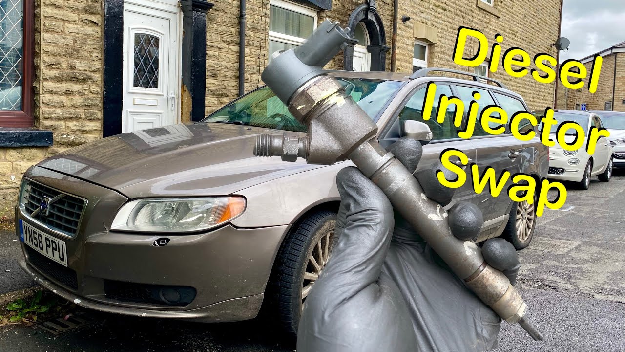 Volvo V70 D5 Injector Replacement / Faulty Diesel Injector Diagnose and ...