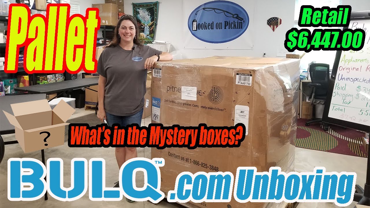 Bulq.com Pallet Unboxing - Uninspected Returns - Retail $6,447.00 - 75 ...
