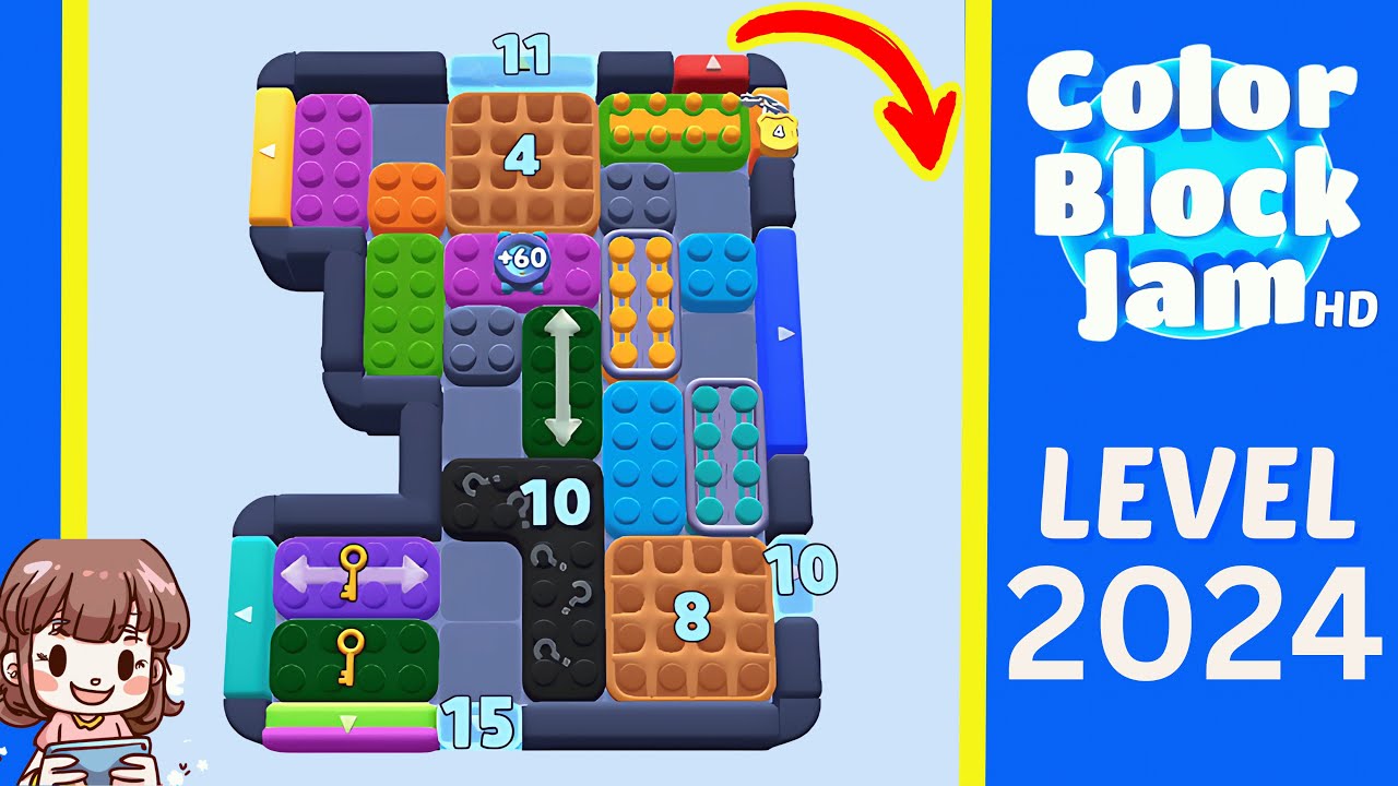 Color Block Jam Level 1135 (2024) Solution Walkthrough - YouTube