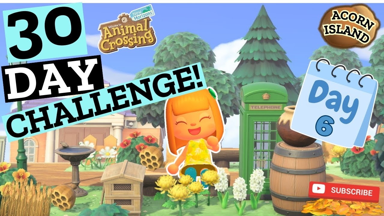 30 Day Challenge Day 6! | 30 Day Challenge ACNH | Animal Crossing New ...