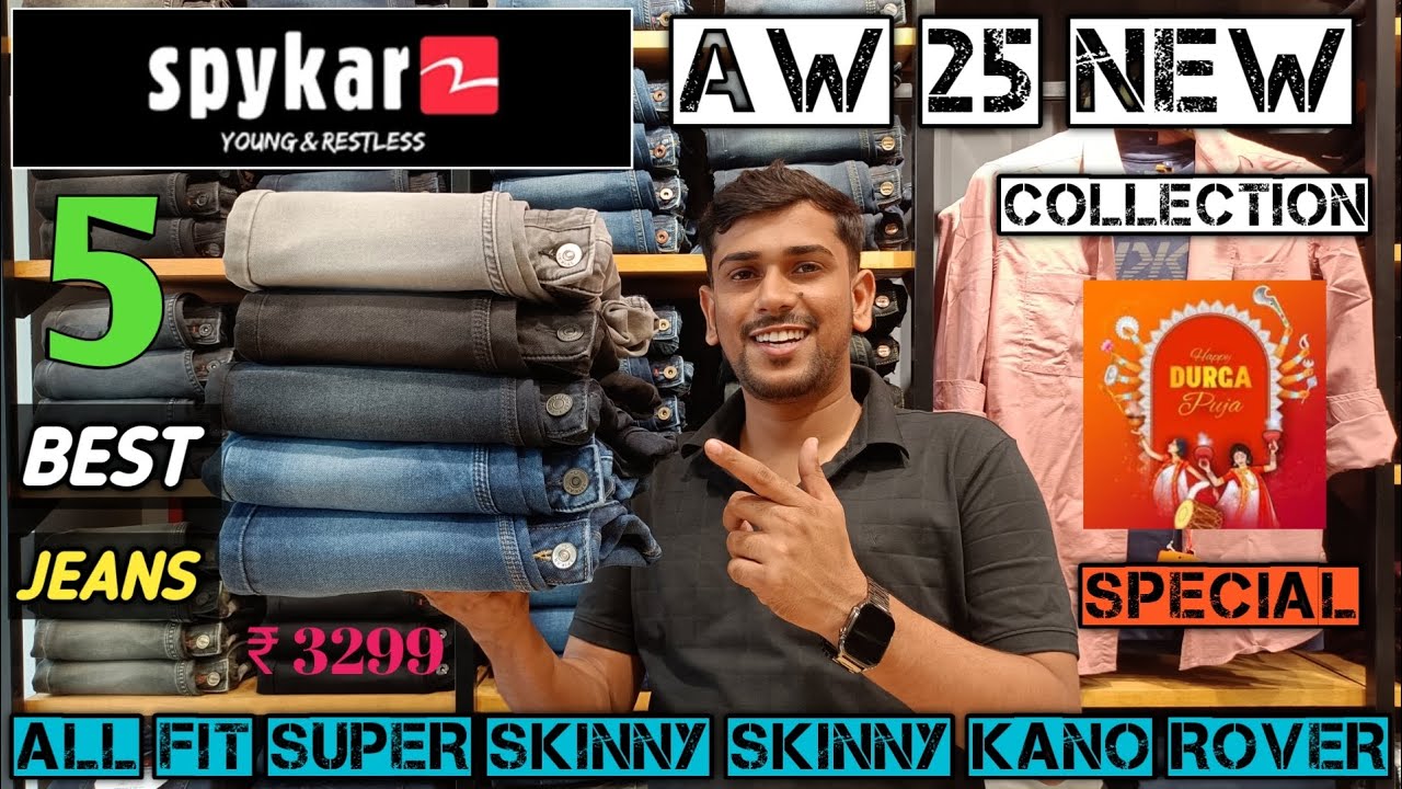 SPYKAR 5 BEST JEANS REVIEW ₹ 3299!! SPYKAR JEANS REVIEW 🔥 - YouTube