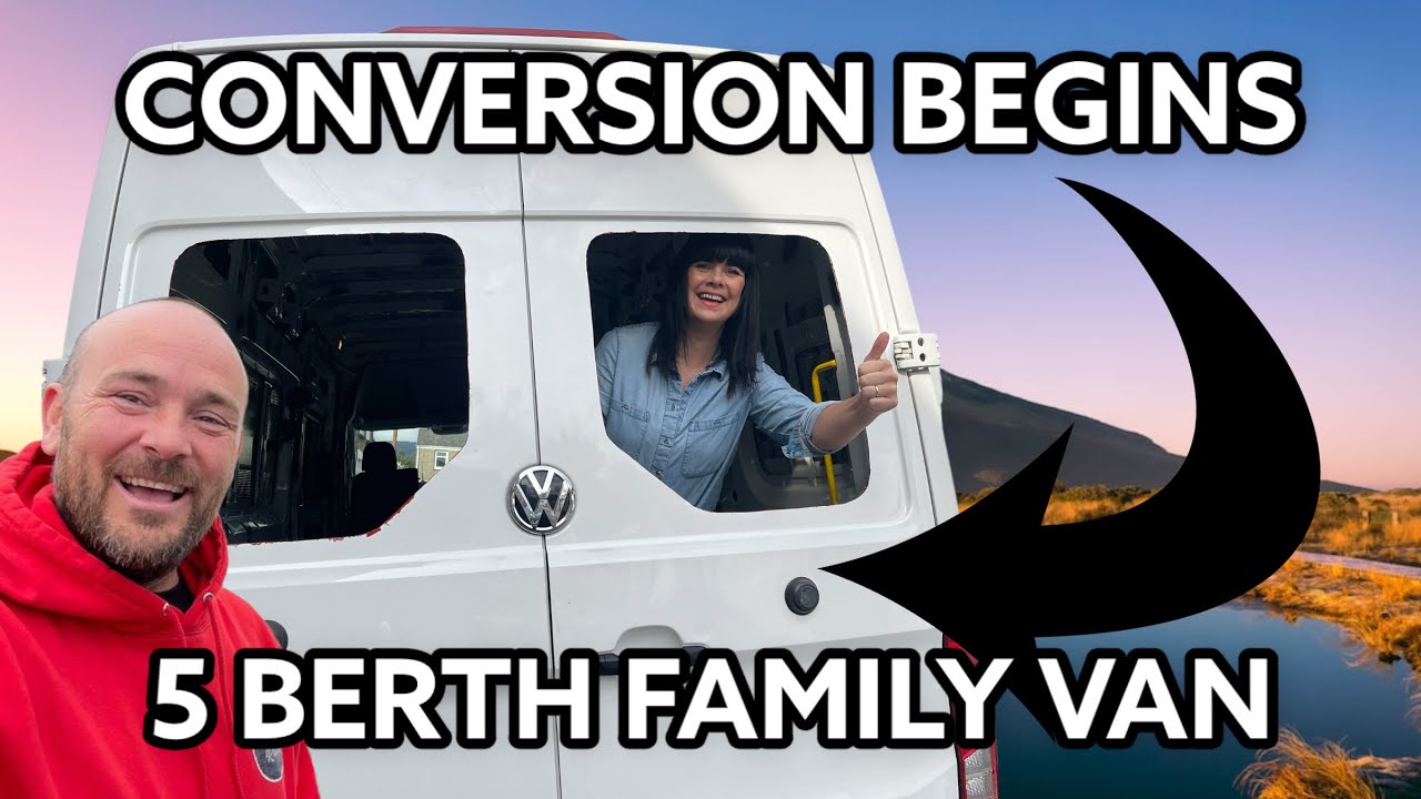 Fitting Bonded Windows in VW Crafter | 5 Berth Van Conversion - YouTube